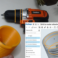 drill to router attachment - Pinshape