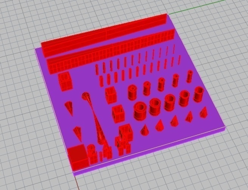 SCALEPRINT RESIN PRINTER TEST PIECE - Pinshape