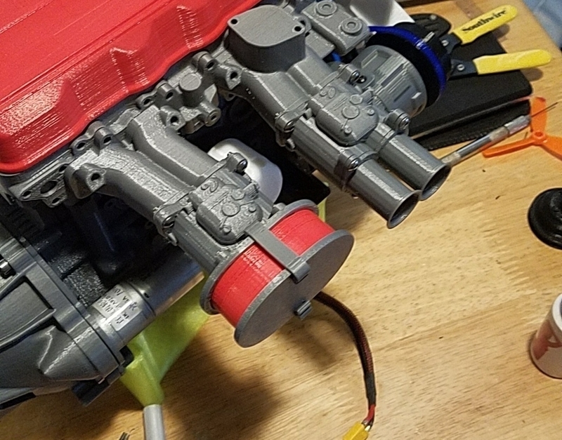 Side Draft Carburators for 3d printed 22r - Pinshape