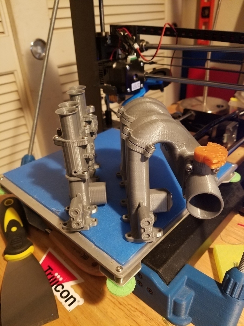 Side Draft Carburators for 3d printed 22r - Pinshape
