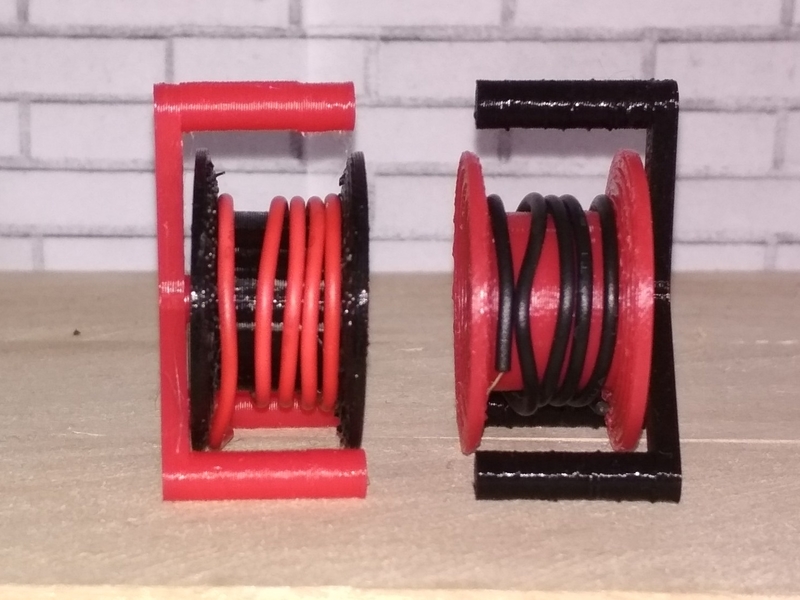 Scale 1/10 drum cable reel - Pinshape