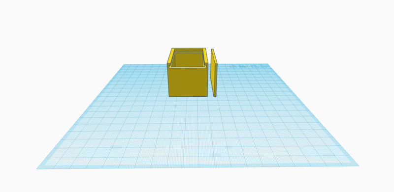Box with sliding lid - Pinshape