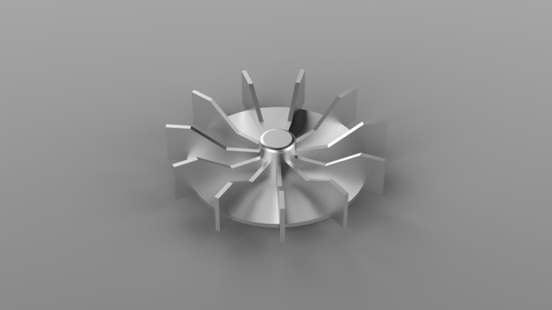 Electricmotor fan - Pinshape