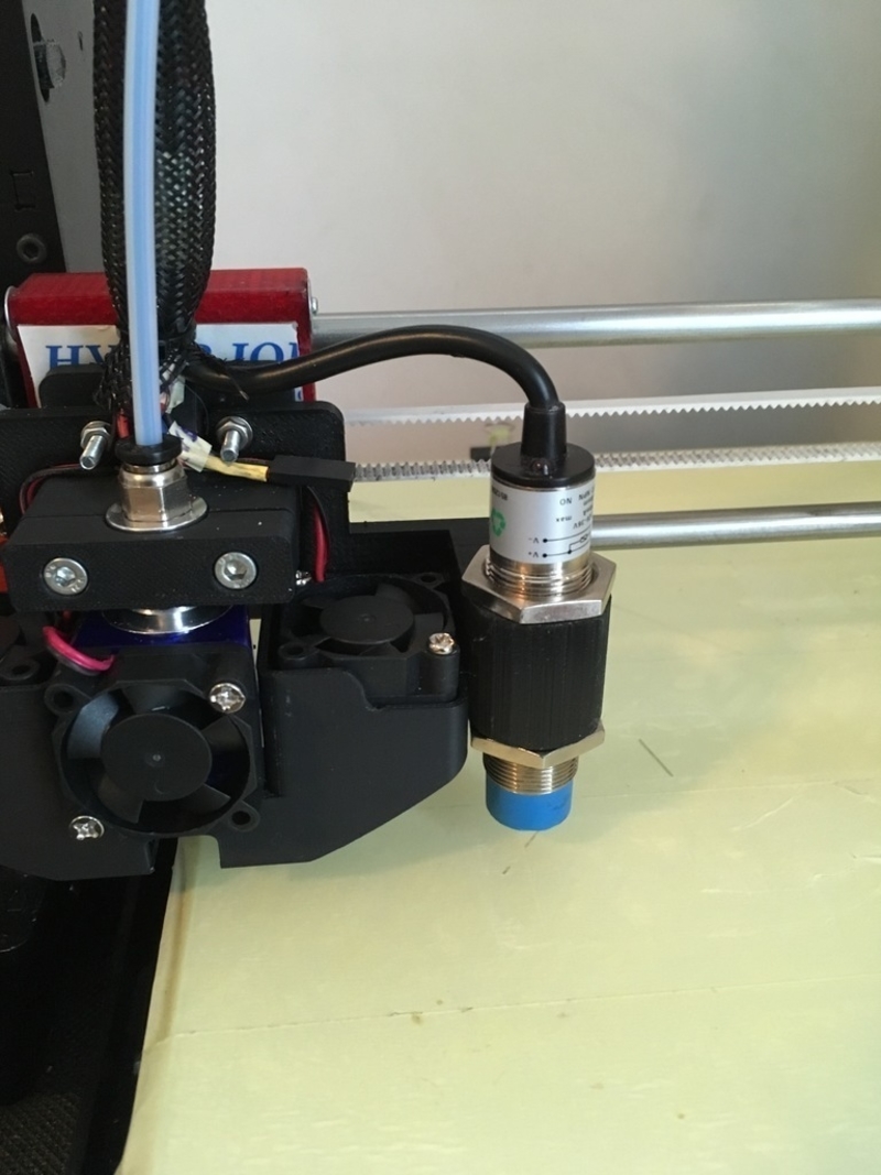 Prusa bed leveling sensor for use with dual fan bracket for E3D - Pinshape