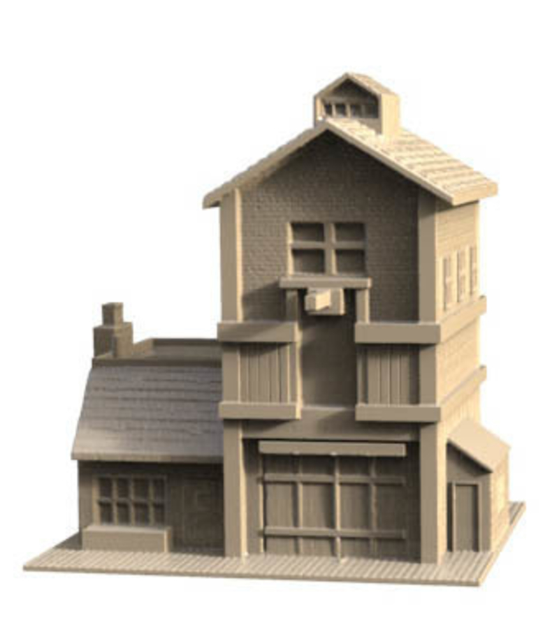 HO scale warehouse - Pinshape