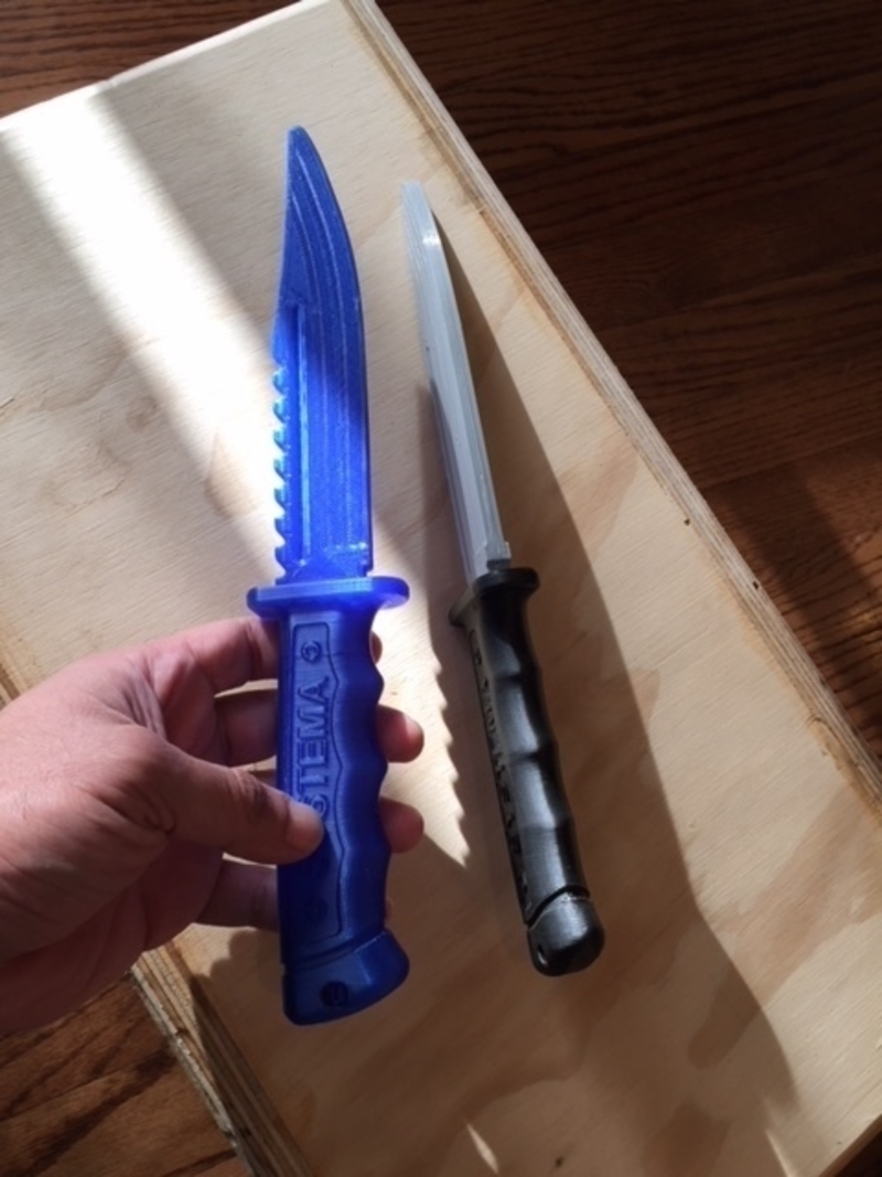 Prop Knife for Cosplay and Martial Arts Practice - Pinshape