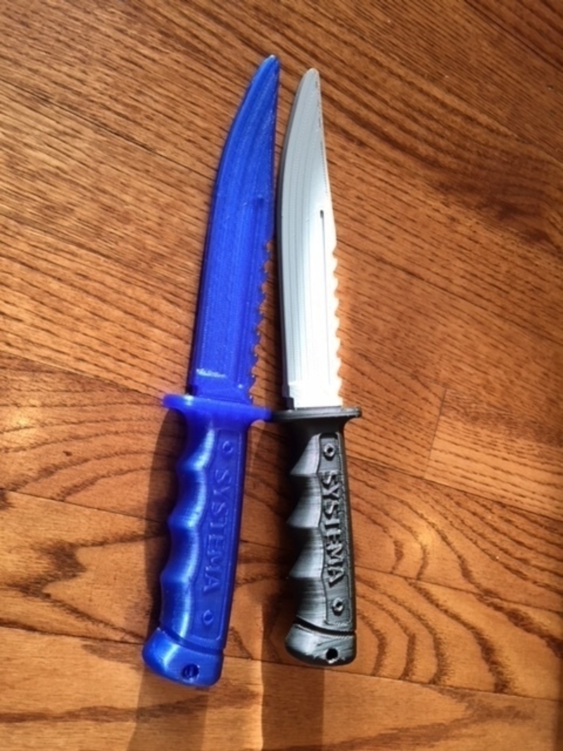 Prop Knife for Cosplay and Martial Arts Practice - Pinshape