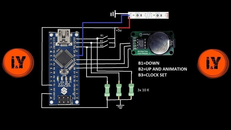 HOW TO MAKE AN INFINITY MIRROR CLOCK - Pinshape