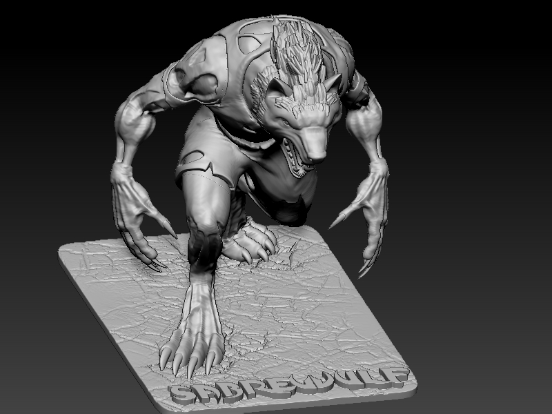 Sabrewulf from Killer Instinct Game - Pinshape