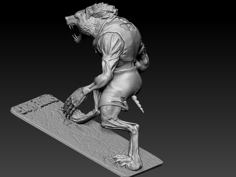 Sabrewulf from Killer Instinct Game - Pinshape