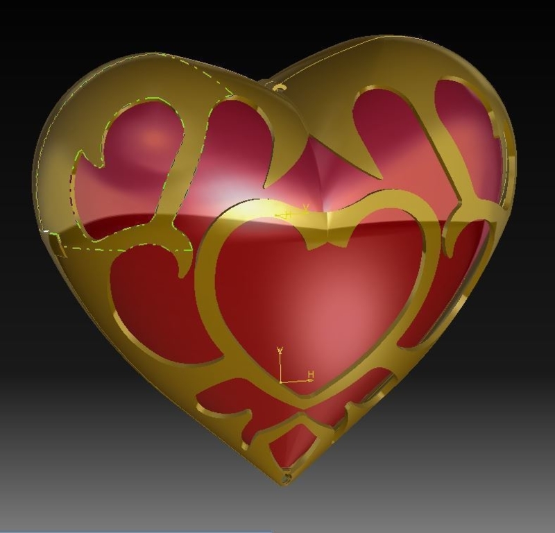 Zelda BOTW Heart Container - Pinshape