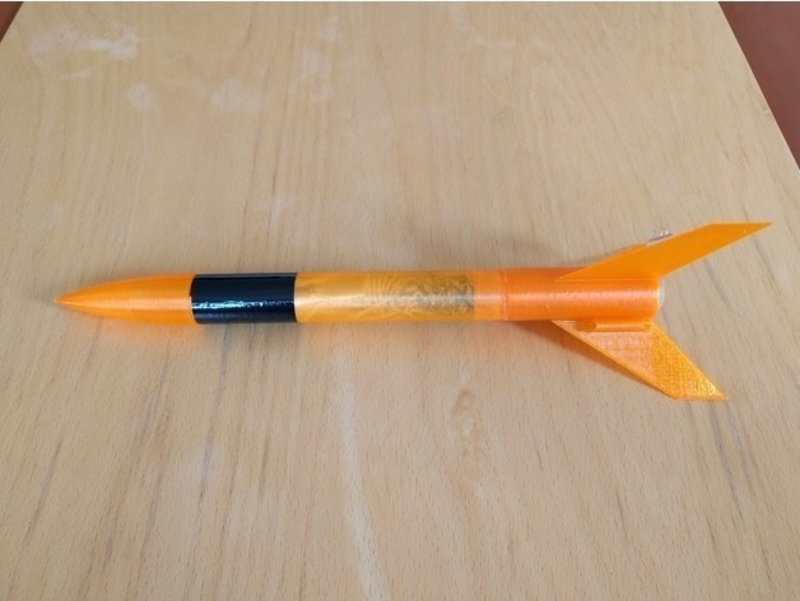 Alpha 3D Model Rocket - Pinshape