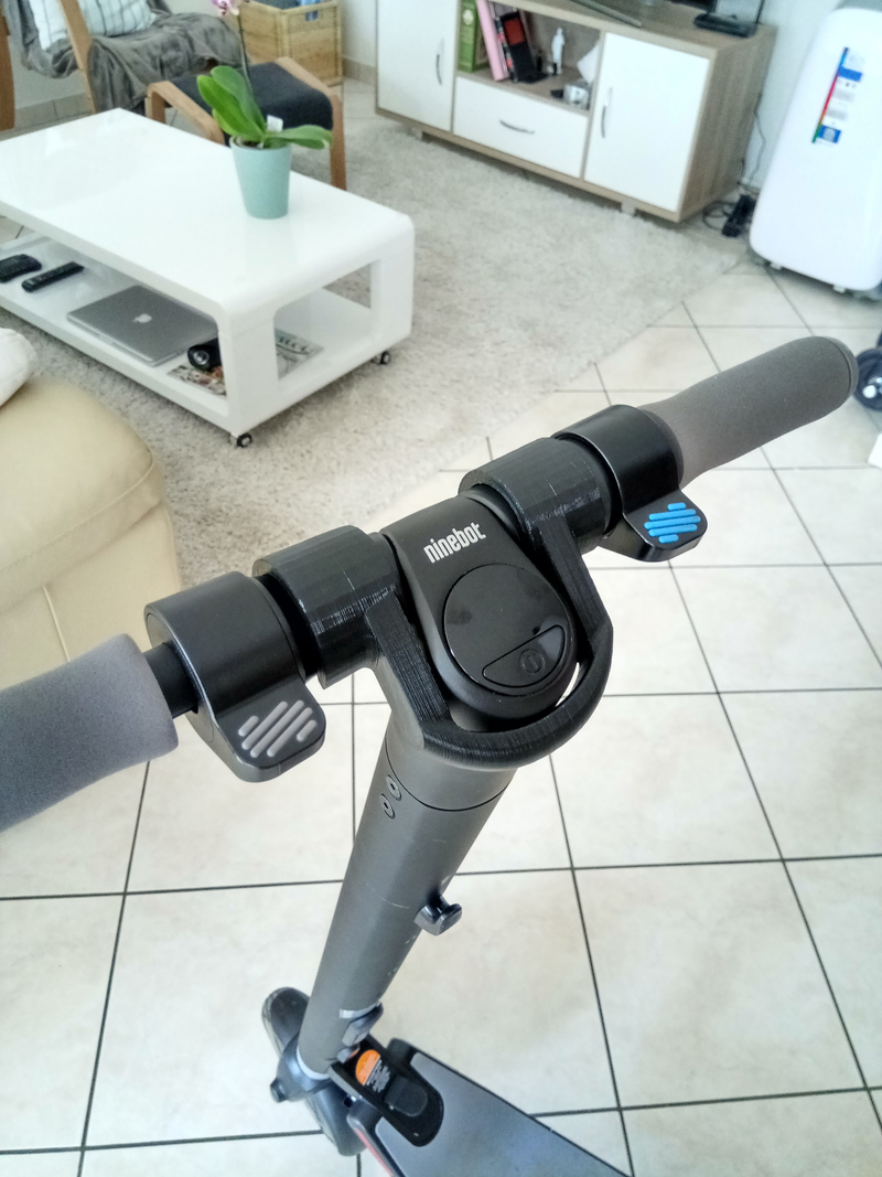 Ninebot kick-scooter foldable easy transportation handle. - Pinshape