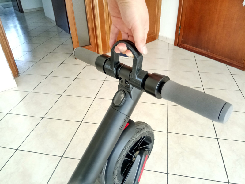 Ninebot kick-scooter foldable easy transportation handle. - Pinshape