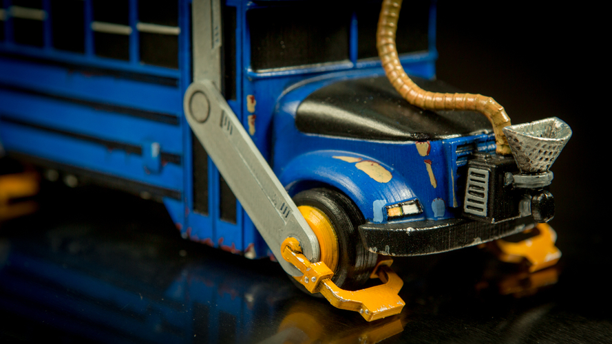 3D Printed Fortnite Battle Bus by rpauza | Pinshape