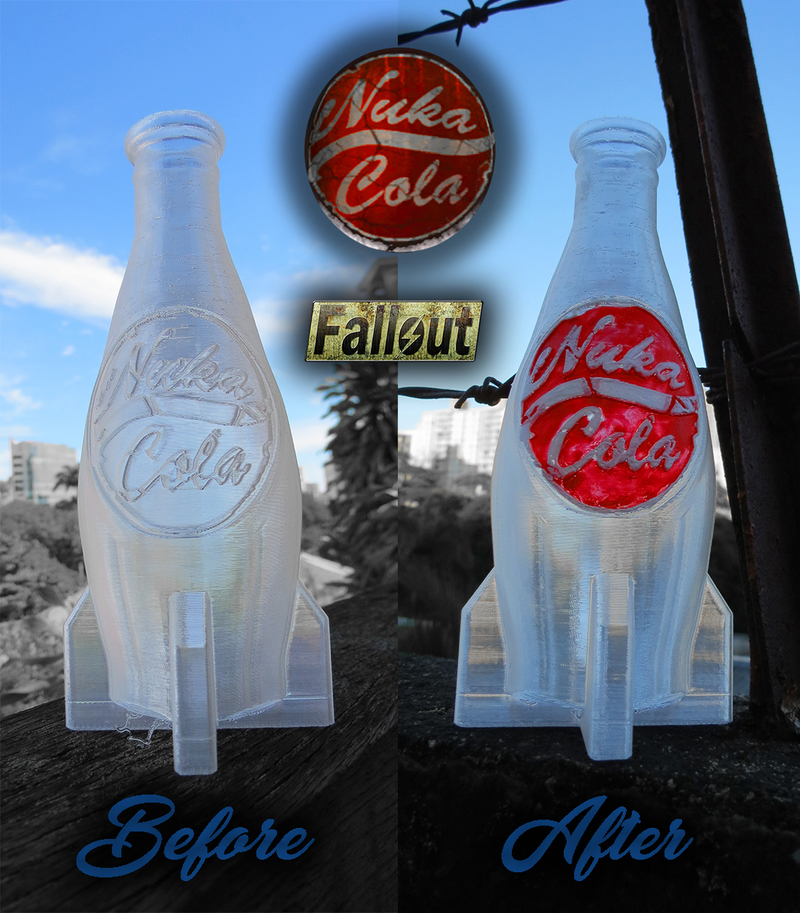 Nuka Cola Bottle – Fallout 4 - Game Design Contest - Pinshape
