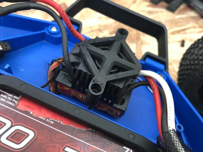 Traxxas Slash 2wd LCG Chassis Electronics Brackets - Pinshape