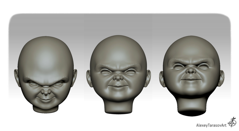 CHUCKY MASK and MEDALLION - Pinshape