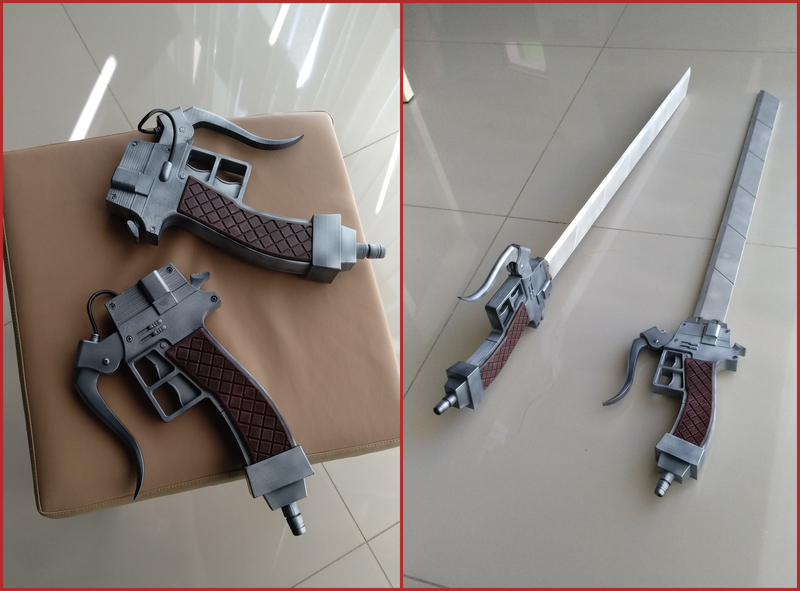 Anime sword "Attack on Titan" - Pinshape