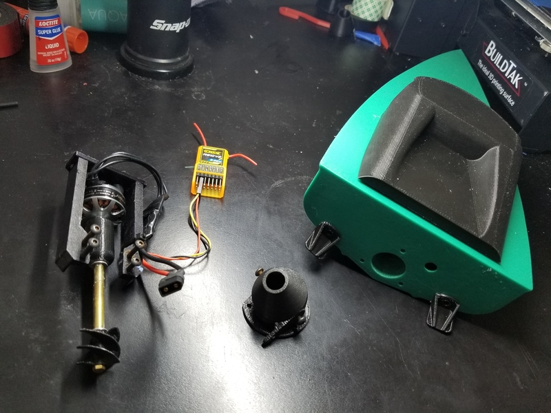 3D Jet Boat - Pinshape