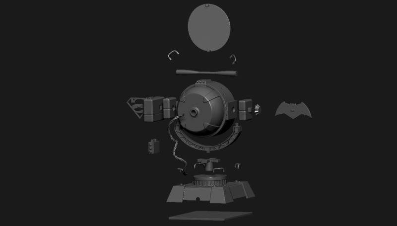 Signal Night Light Base for Batman - Superman - Justice League - Pinshape