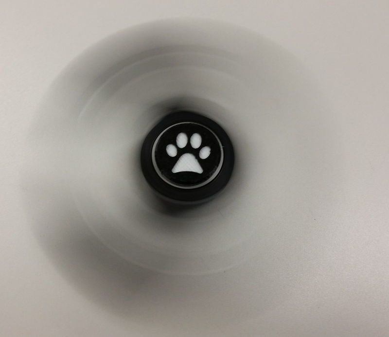 Dog bone fidget spinner - Pinshape