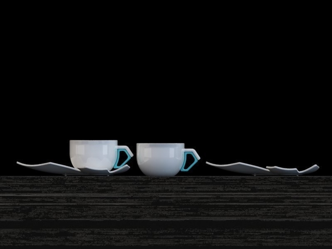 3D Printed Teacup set by pasodem | Pinshape