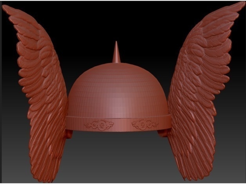 Classic Thor Helmet - Pinshape