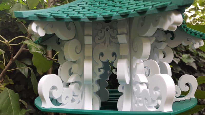Flowing Bird Tempel - Pinshape