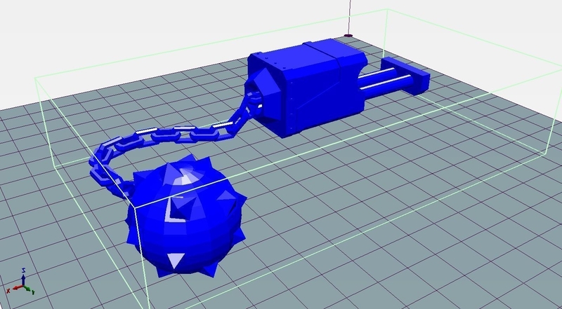 Spike Ball Gun - Pinshape