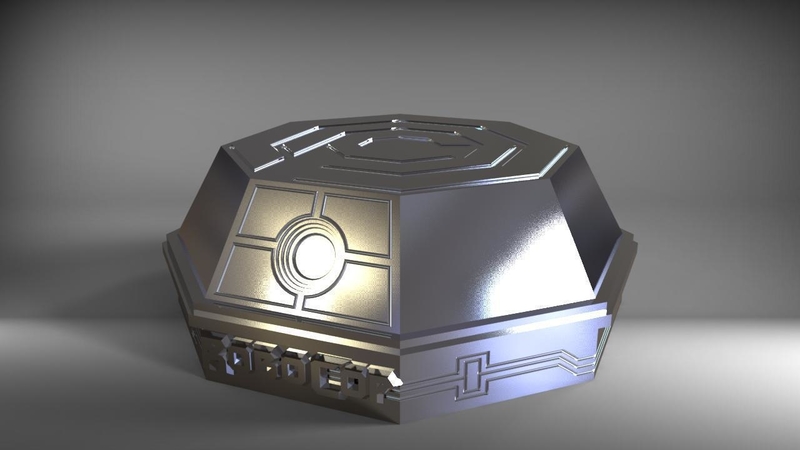 robocop hand in stand - Pinshape