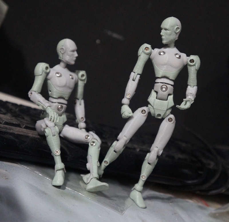 VDroid, Articulated Statue - Pinshape