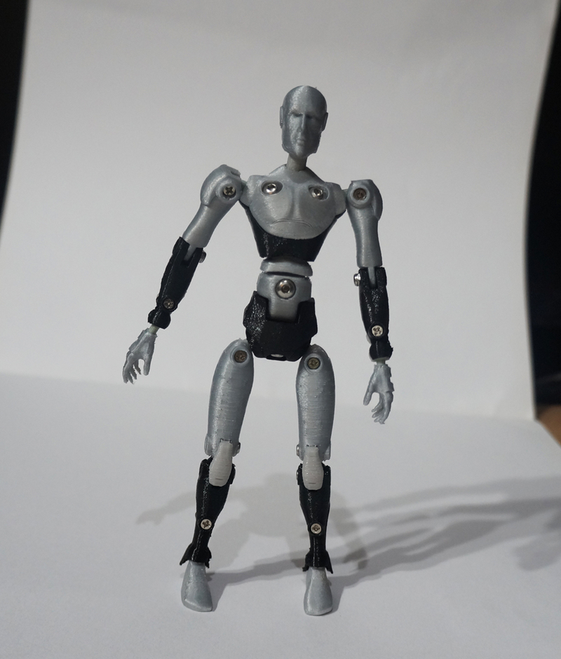 VDroid, Articulated Statue - Pinshape