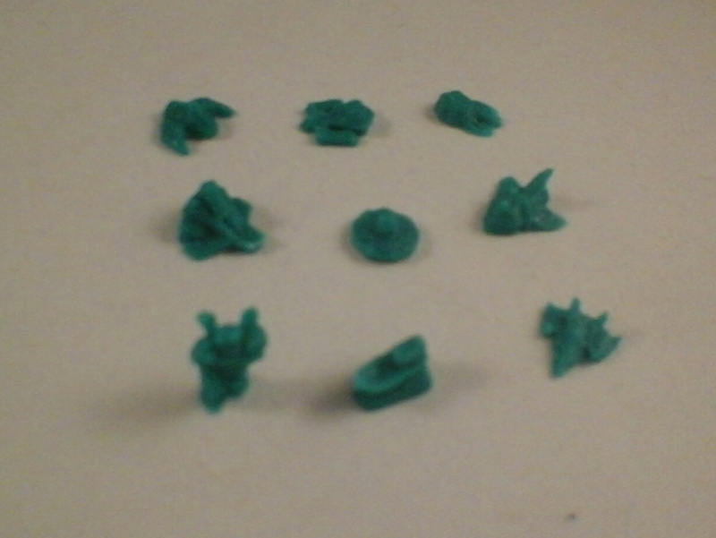 Tiny Low-Poly Space Ship Tokens - Full Set - Pinshape