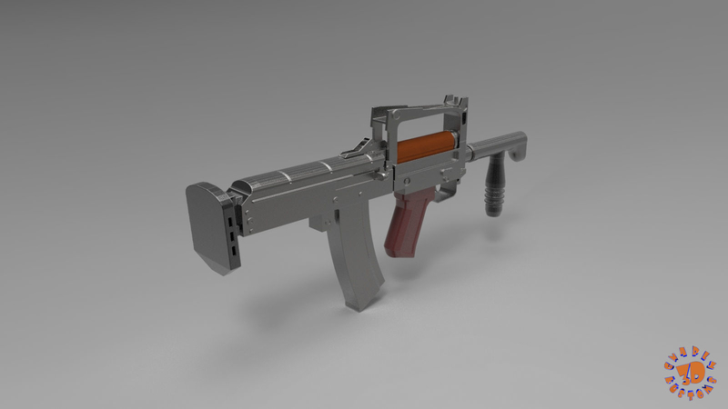 OTs-14 Groza A Russian Assault Rifle - Pinshape