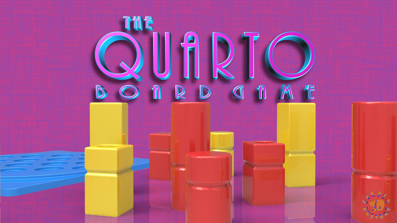 Quarto Board Game - Pinshape