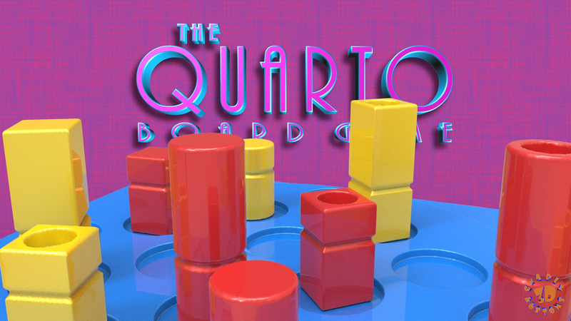 Quarto Board Game - Pinshape