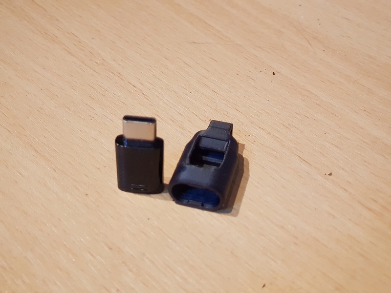 USB-C Adapter Key Fob for Samsung (and other) phones - Pinshape