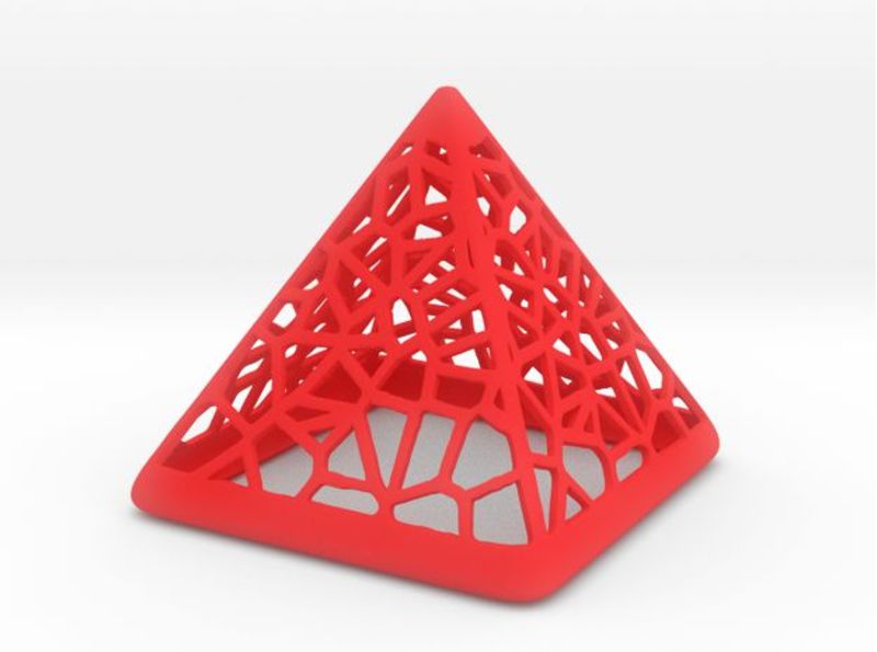 Wired Pyramid - Pinshape