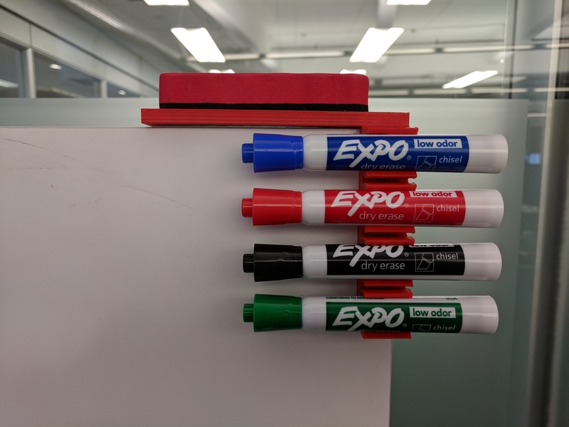 Expo Whiteboard Marker Holder - Pinshape