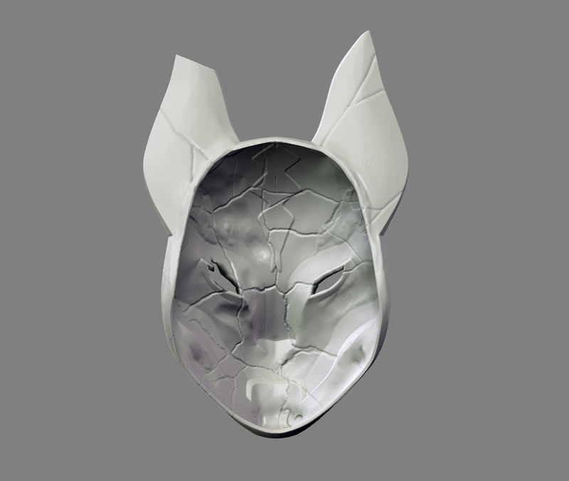 Fortnite Drift Mask Special Kitsune Cosplay STL File - Pinshape