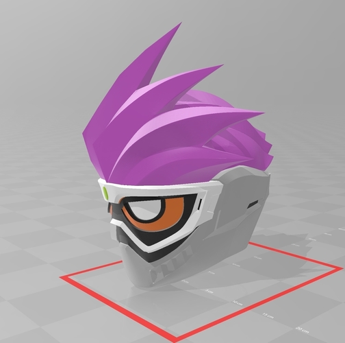 3D Printed Kamen Rider Ex-Aid Helmet 3D print model by akira2 | Pinshape