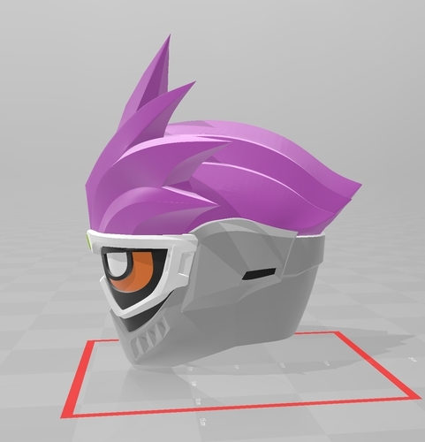 3D Printed Kamen Rider Ex-Aid Helmet 3D print model by akira2 | Pinshape