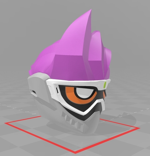 3D Printed Kamen Rider Ex-Aid Helmet 3D print model by akira2 | Pinshape