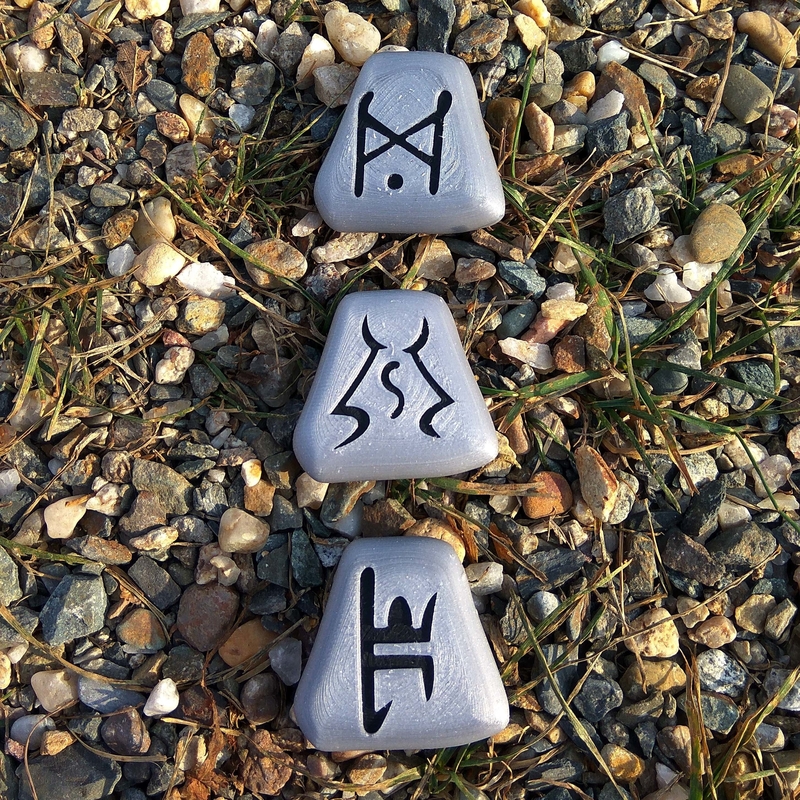 Diablo II runes | magnet ready - Pinshape