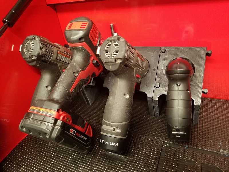 Drill Holder Toolbox Organizer - Pinshape