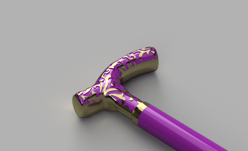 Joker Stick (usable Prop) - Pinshape