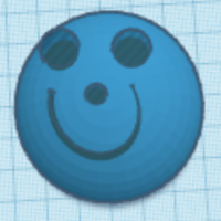 3D Printed Smiley Face by Cliffy | Pinshape
