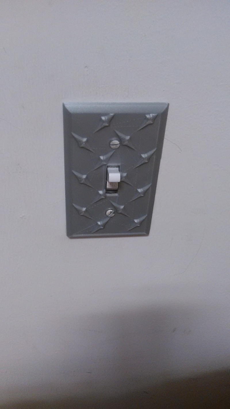 Diamond Plate Light Switch Cover - Pinshape