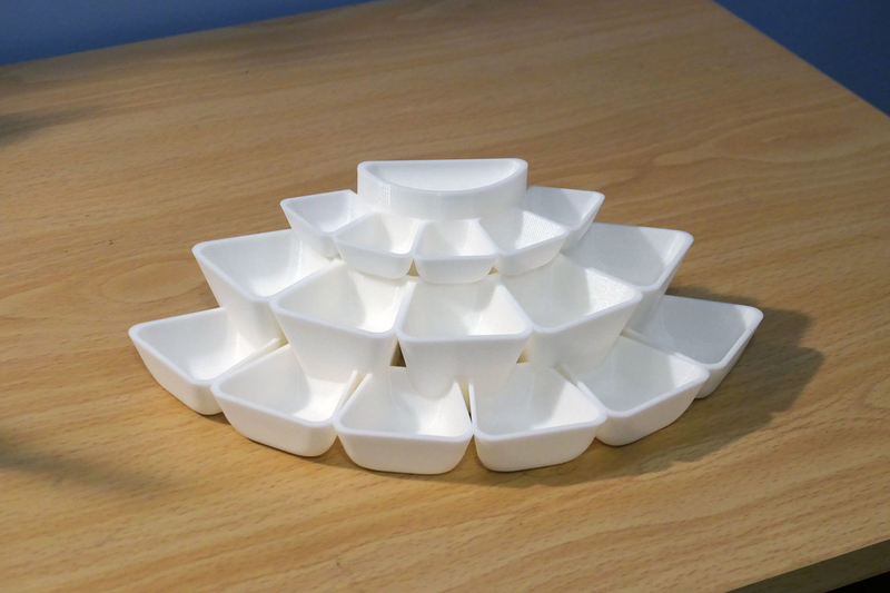 Tray array for jewellery or other small items - Pinshape